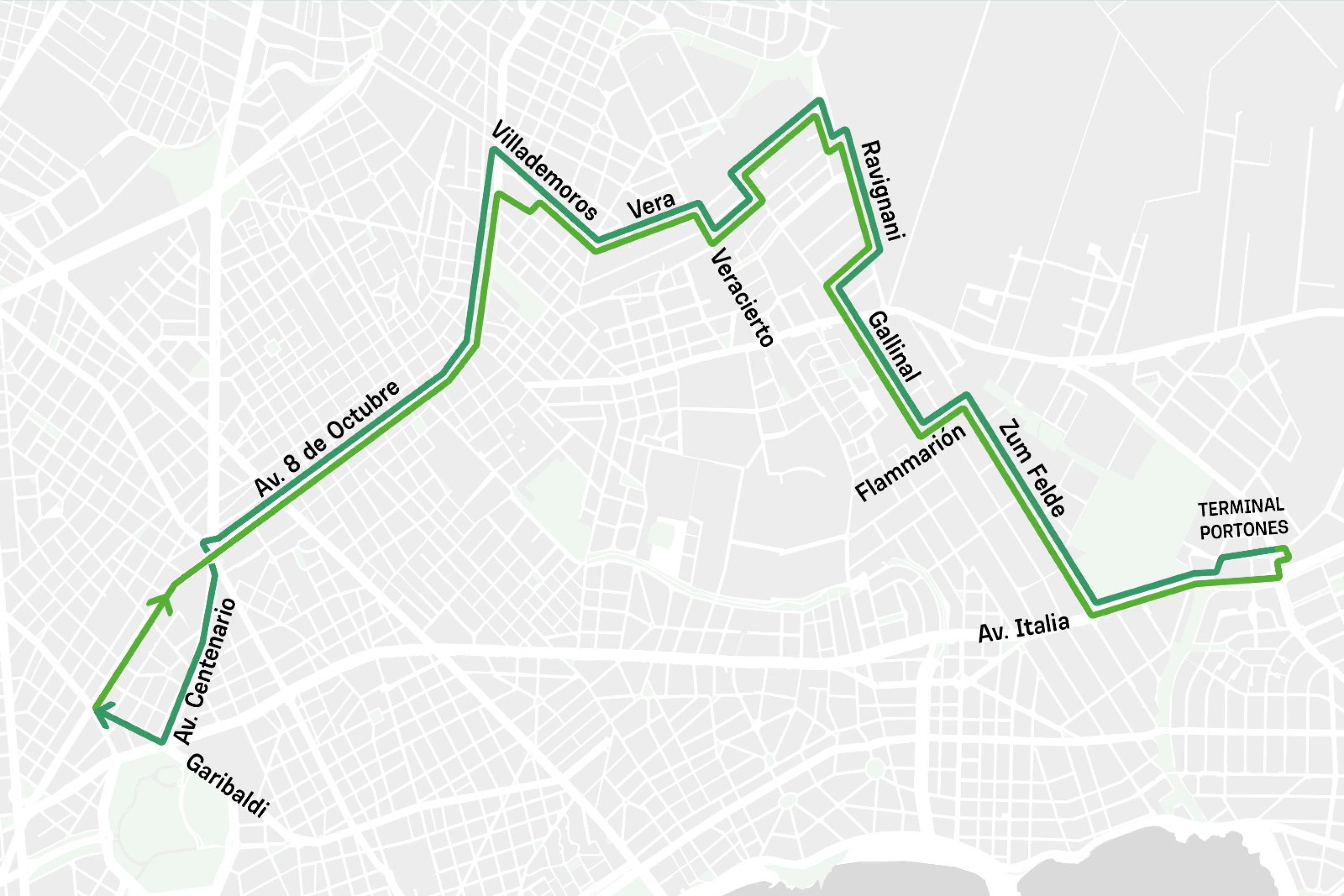 Línea 112 con nuevo destino | Intendencia de Montevideo.